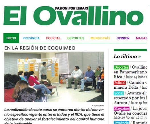 Funcionarios de INDAP se capacitan en adaptación a cambio climático - IICA