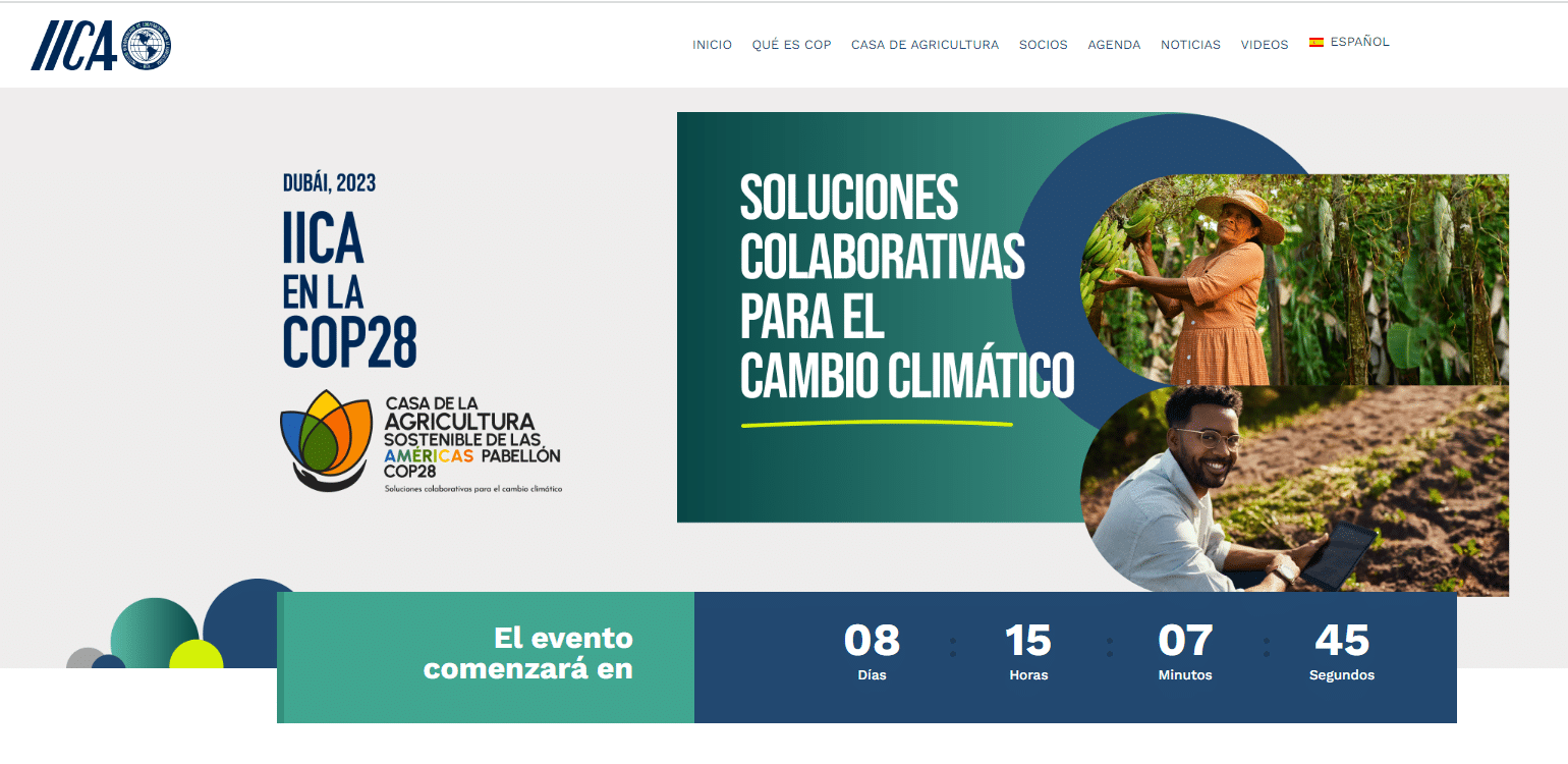Agriculture and climate action: an IICA website that will exhibit the ...