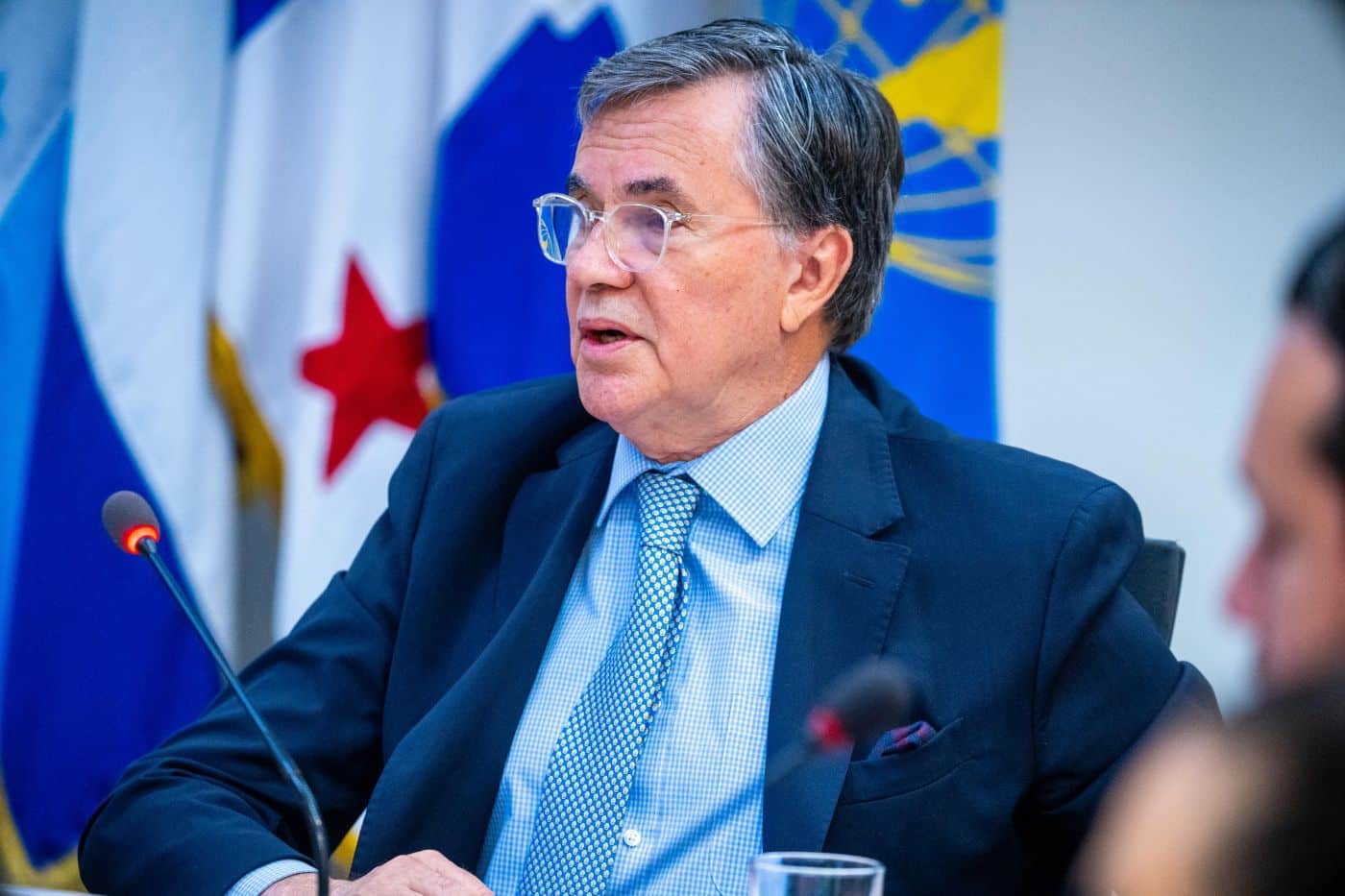 During meeting with Central American ministers of Agriculture, IICA ...