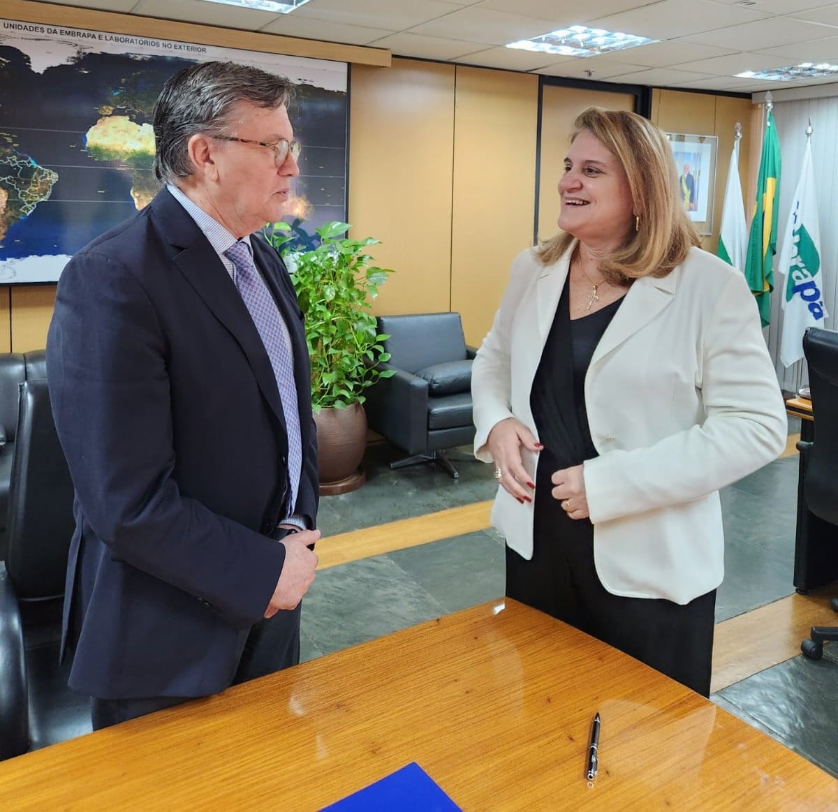 IICA strengthens its partnership with EMBRAPA and is set to install its ...